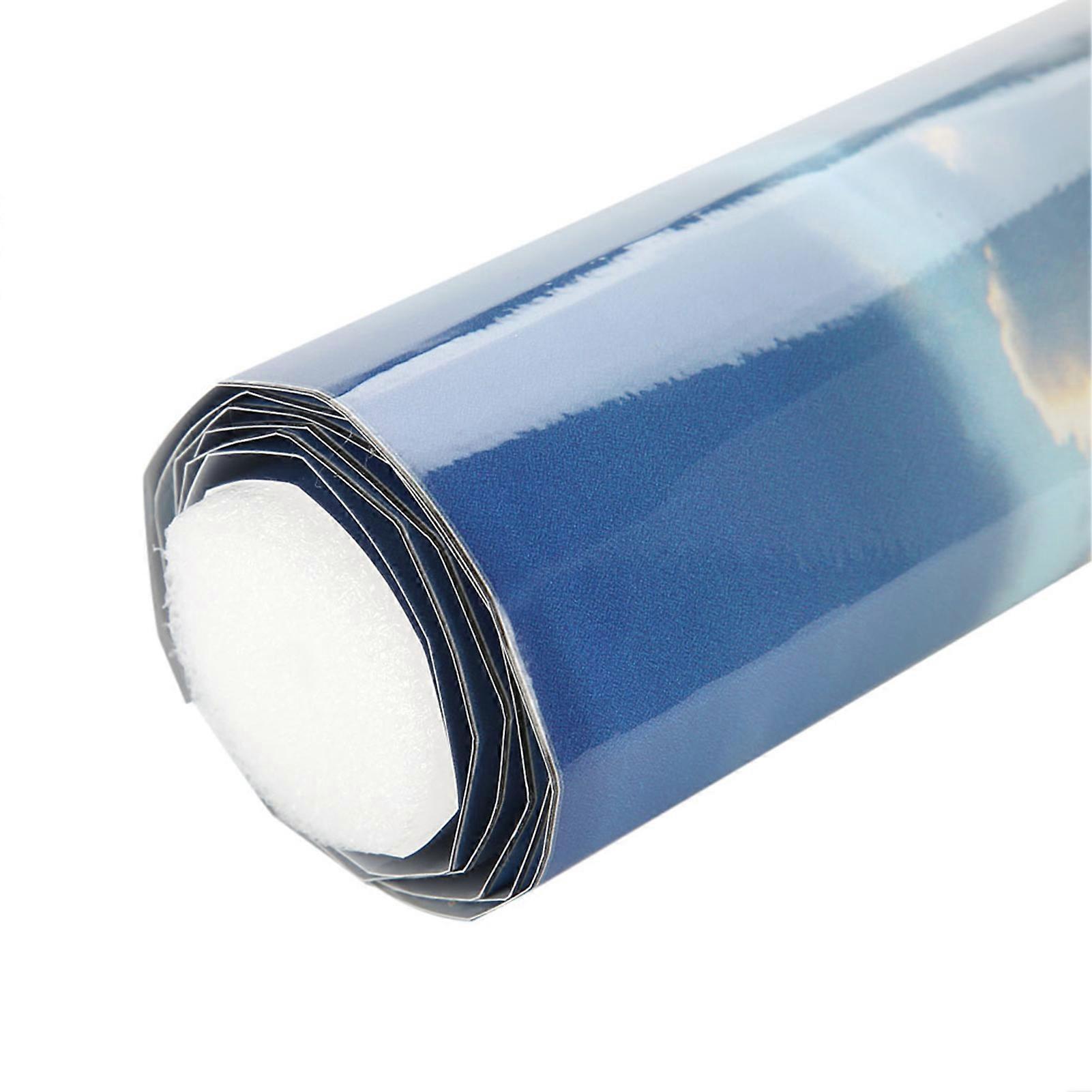 Sun and Desert Style Aquarium Fish Tank Background Poster PVC Adhesive ...