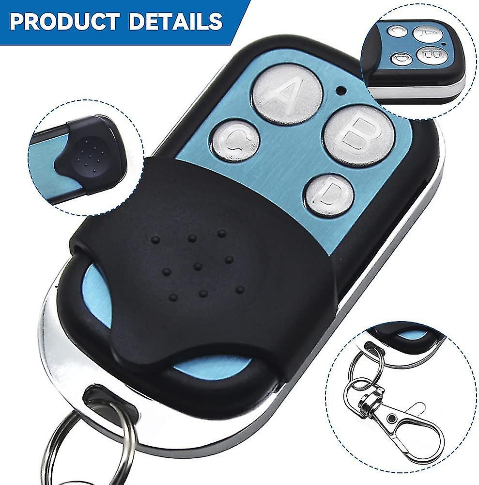 Universal Garage Door Remote, 3 Pcs Wireless Remote Control Switch 12v 433mhz Copy Remote ...