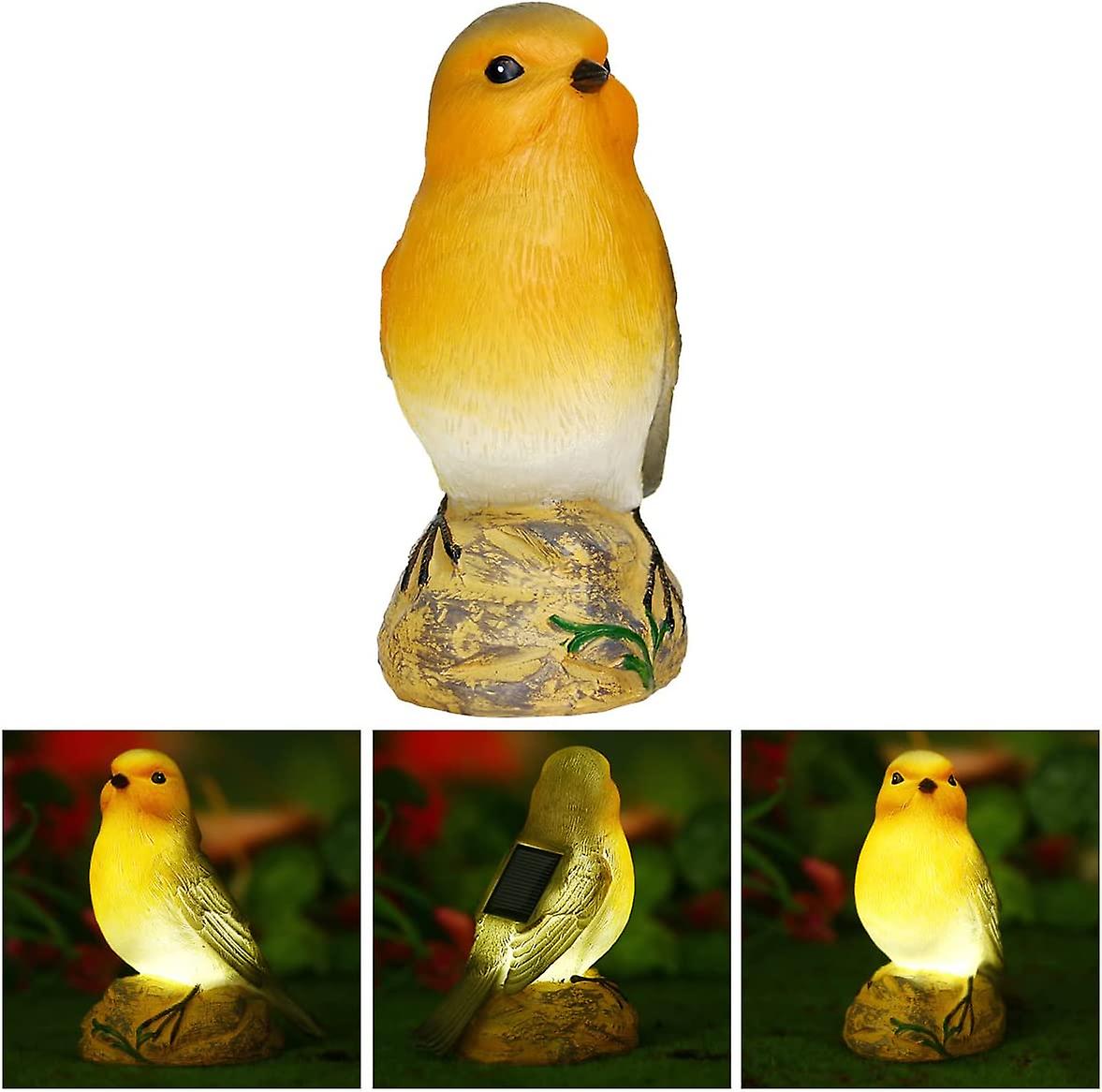 2024,2 Pack Solar Powered Bird Shaped Led Solar Lights Garden Decor ...