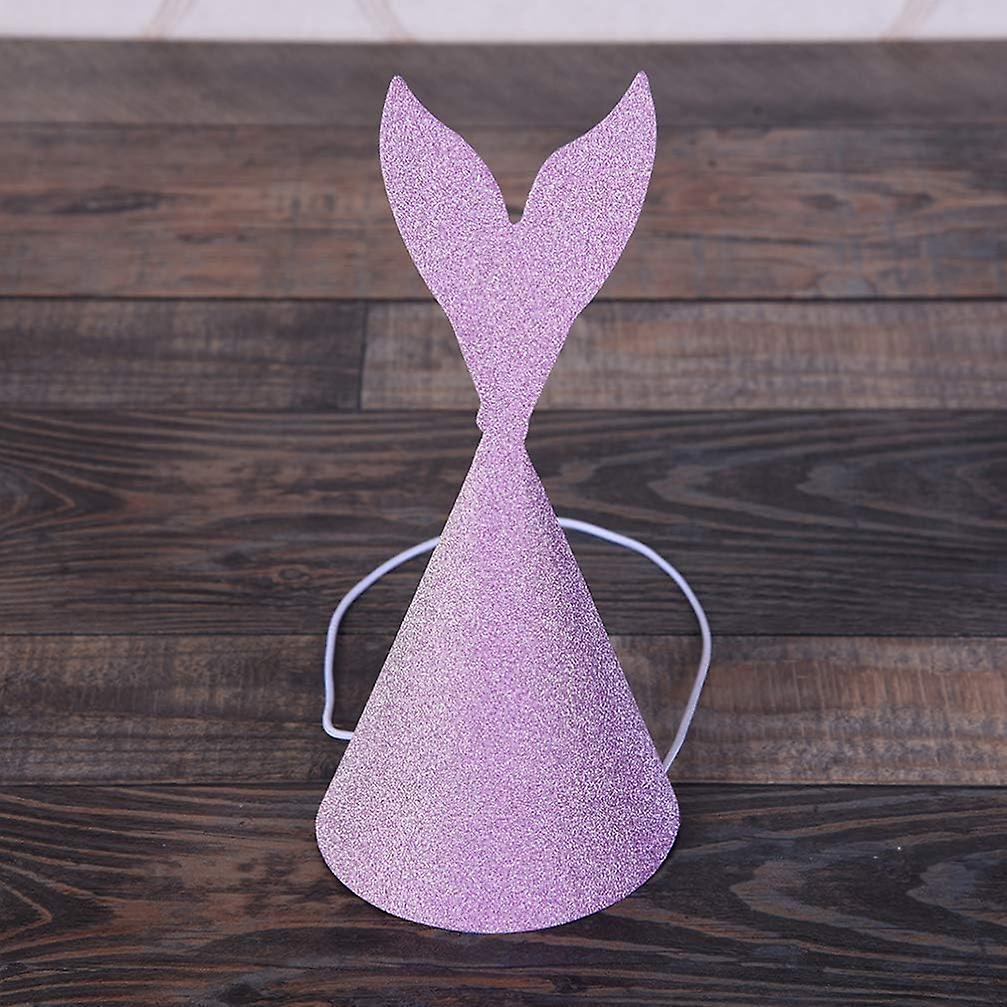 Glitter Mermaid Tail Paper Hat Mermaid Party Hat With Rope Birthday ...