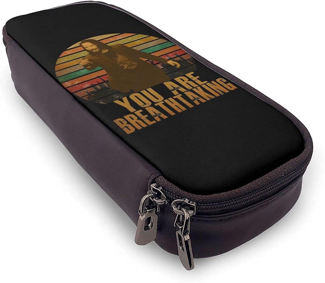 Fortnight Battle Royal Big Capacity Pen Case Leather Pencil Case Durable Pen Pouch Desk ...