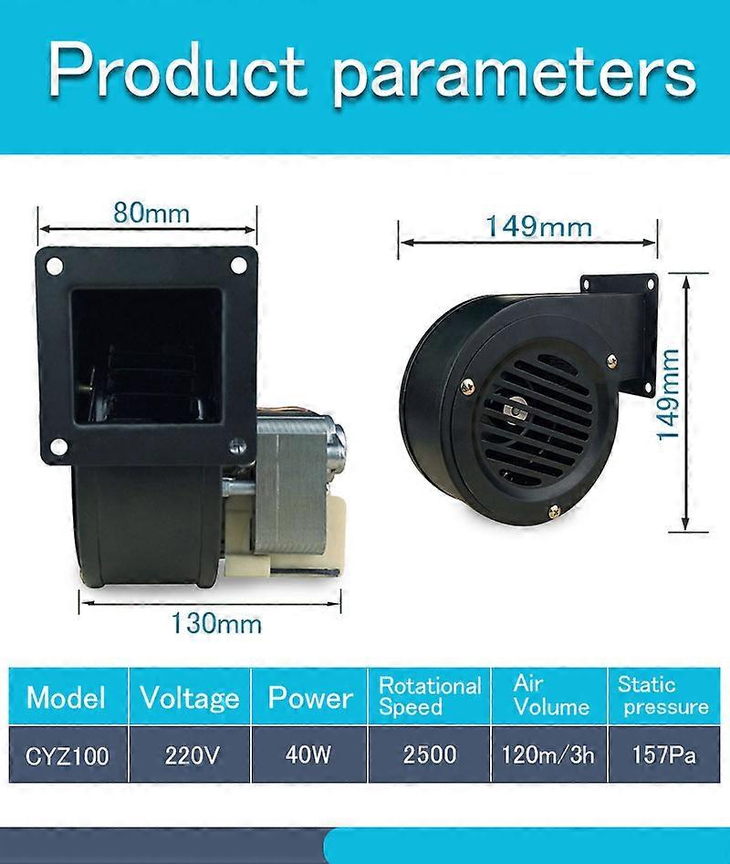 220V 40W oven fan air blower small centrifugal fan centrifugal fan ...