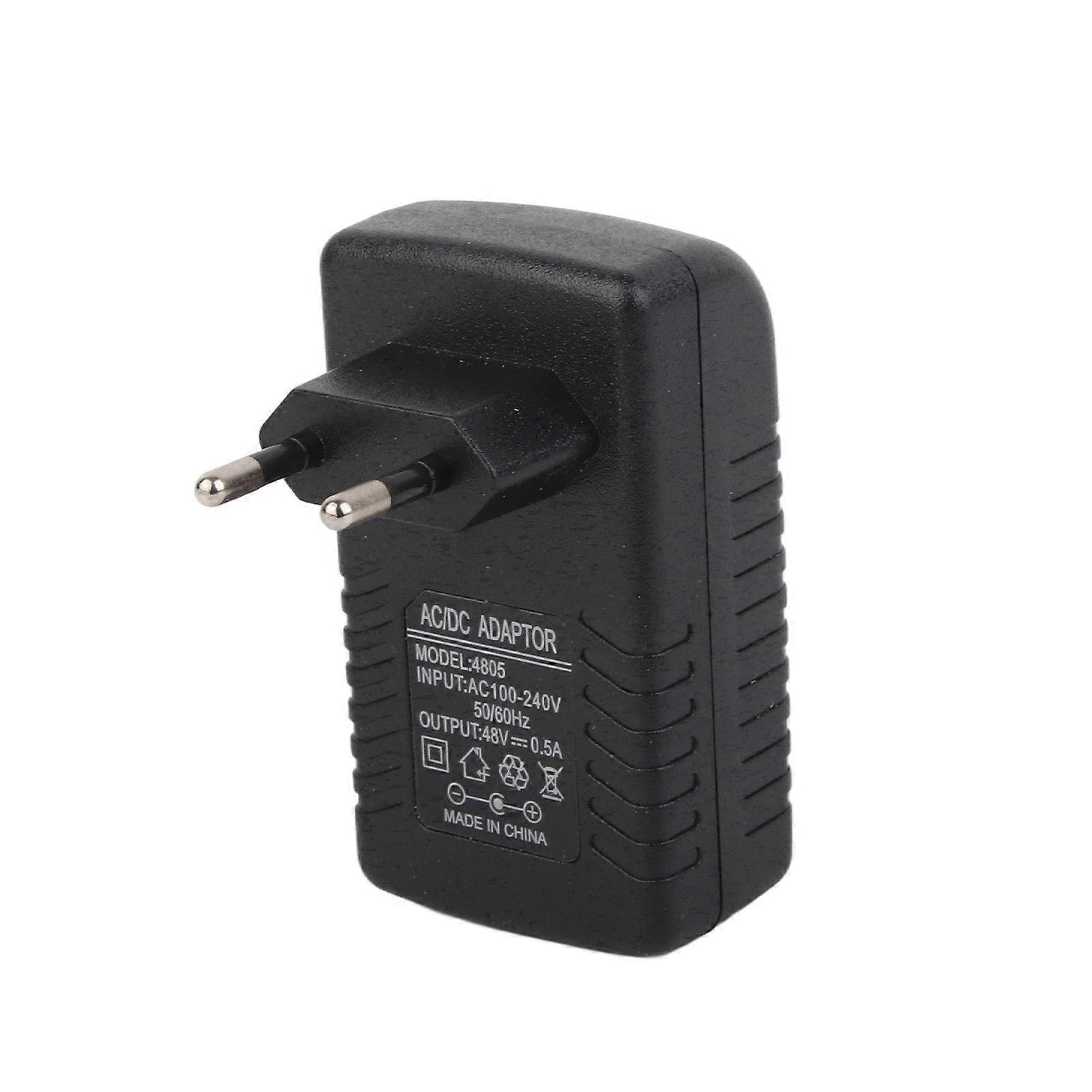 48V 0.5A Wall POE Injector Ethernet Adapter IP Phone/Camera Power ...