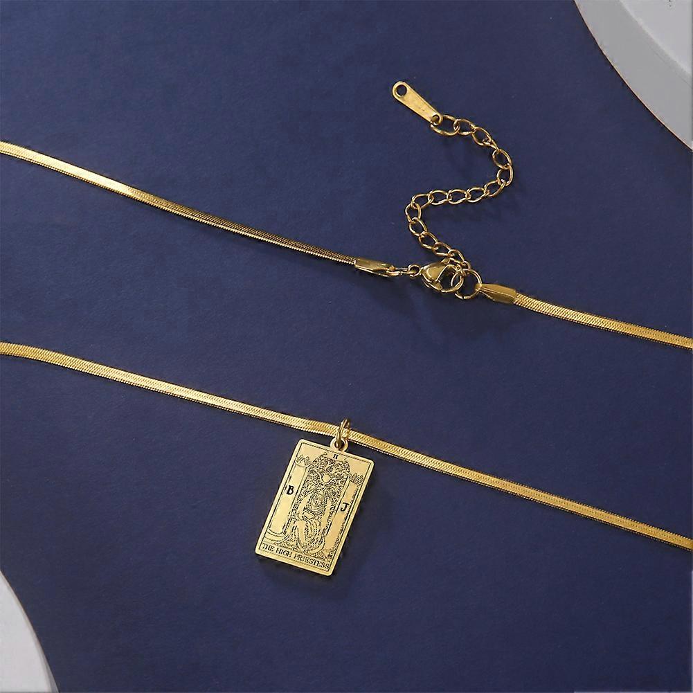 Dawapara Tarot Cards Necklaces Astrology Magic Amulet Stainless Steel ...