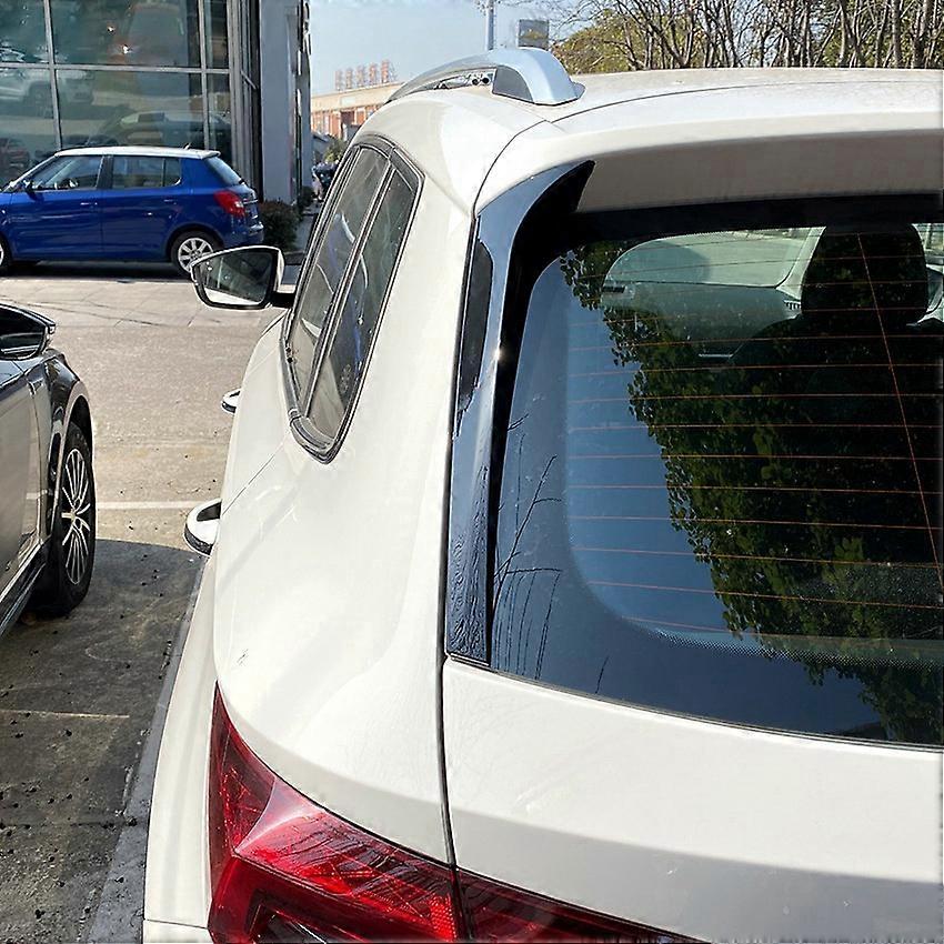 Wing Roof Spoiler for Gloss Black Rear Window Side Wing Roof Spoiler ...