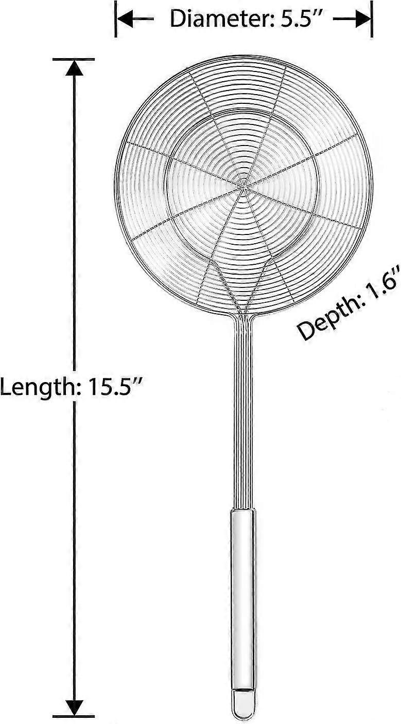 For 2024 Solid Stainless Steel Spider Strainer Skimmer - Ladle For ...