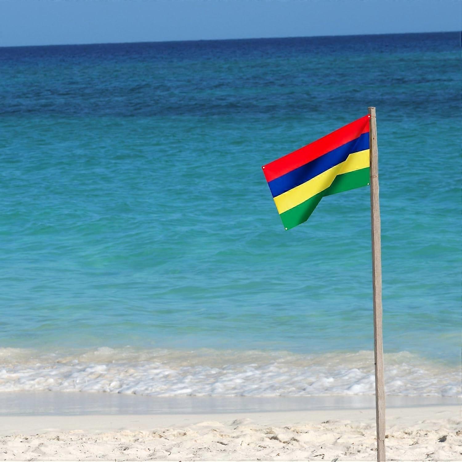 Mauritius Flag,Eyelet In Every Corner, Maurice Flag, Moris, Mauritian ...