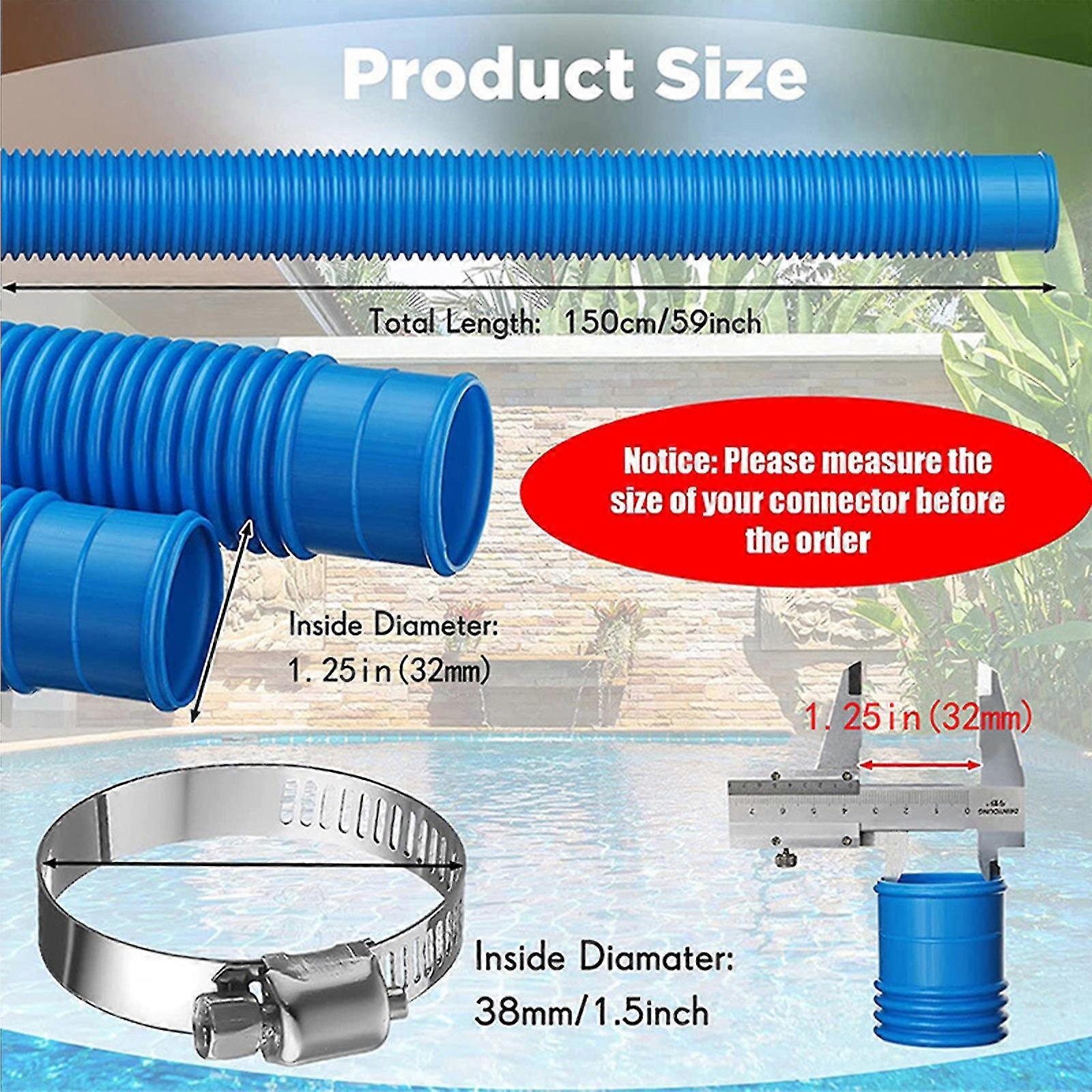 Swimming Pool Filter Hose Replacement Kit Swimming Pool Hose Adapter ...