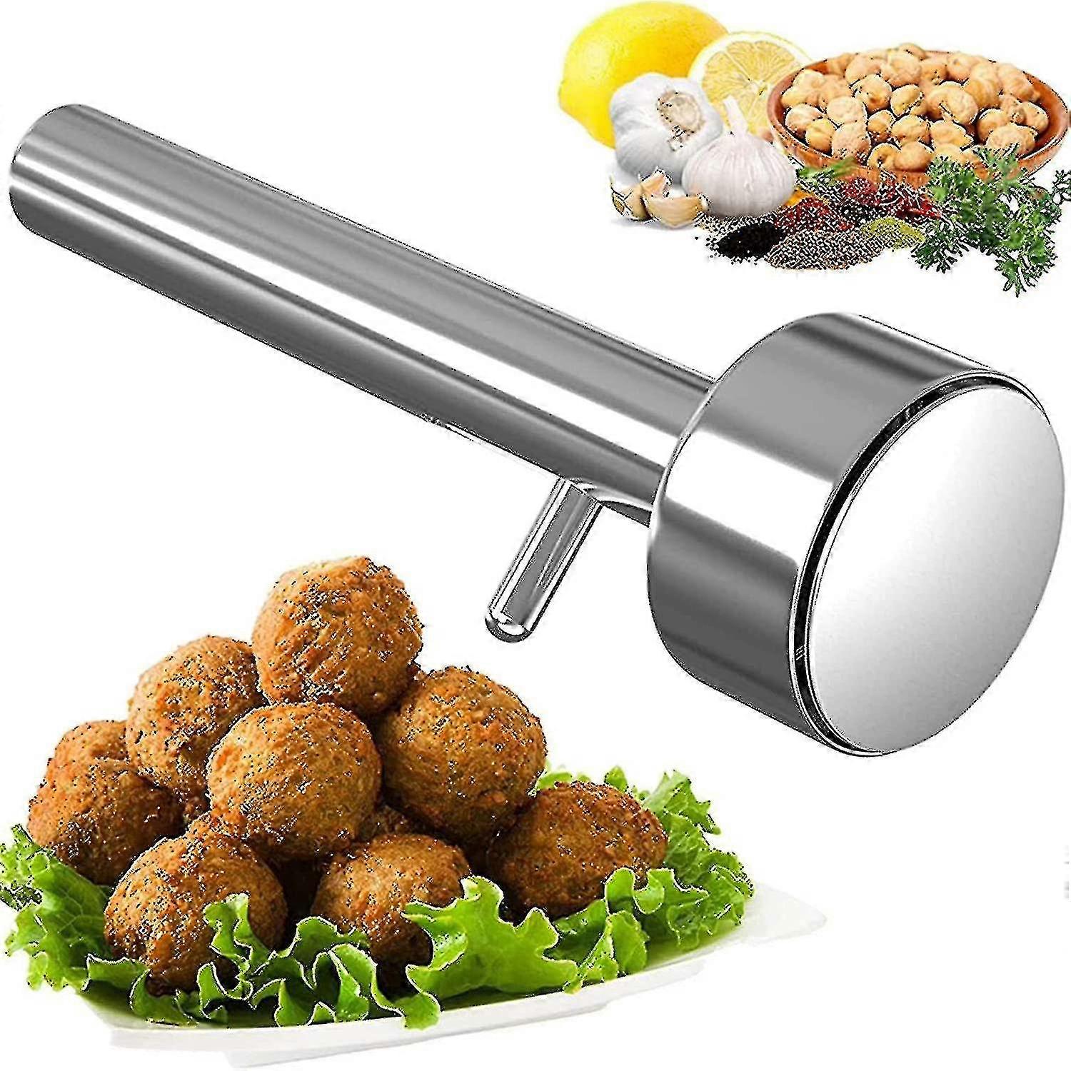 Falafel Scoop, Stainless Steel Professional Falafel Maker Scoop, Food ...
