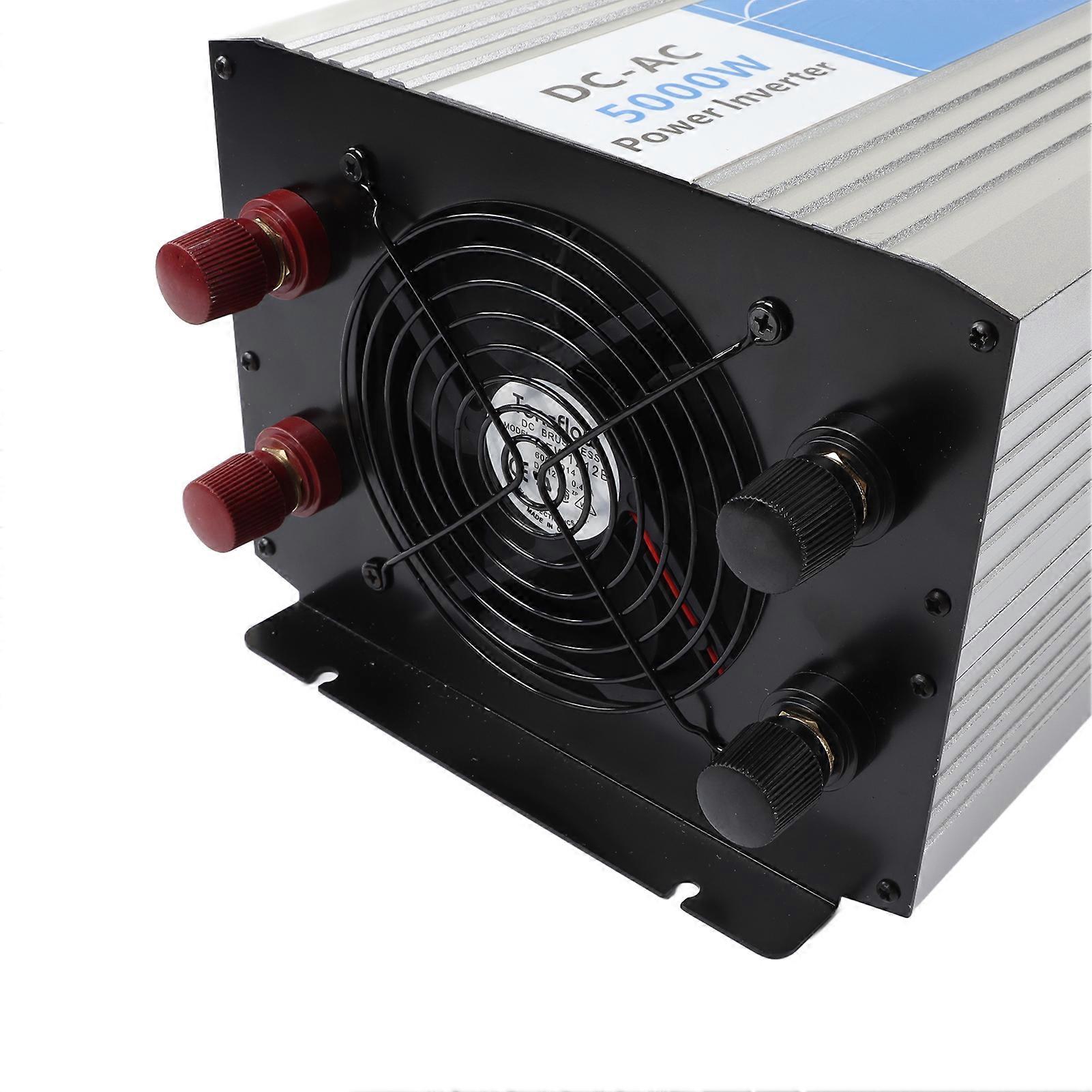 5000W Pure Sine Wave Inverter 2 AC Outlets LED Digital Display Car ...