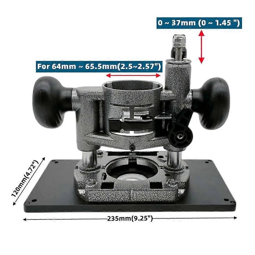 Precision Router Lift for 65mm Diameter Motors Router Lift Table Base ...