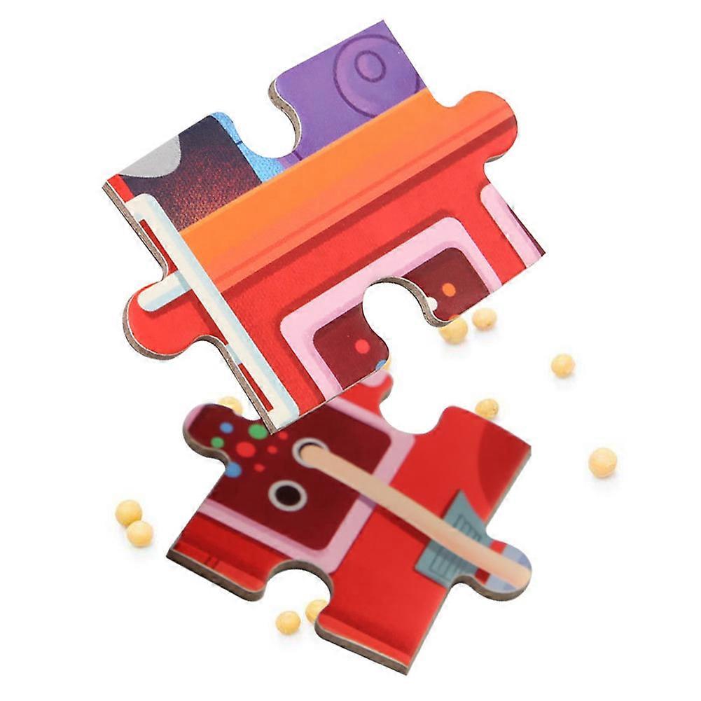 Level 1 to 3 Small Magnetic Puzzle with 3 Piece Portable Lightweight ...