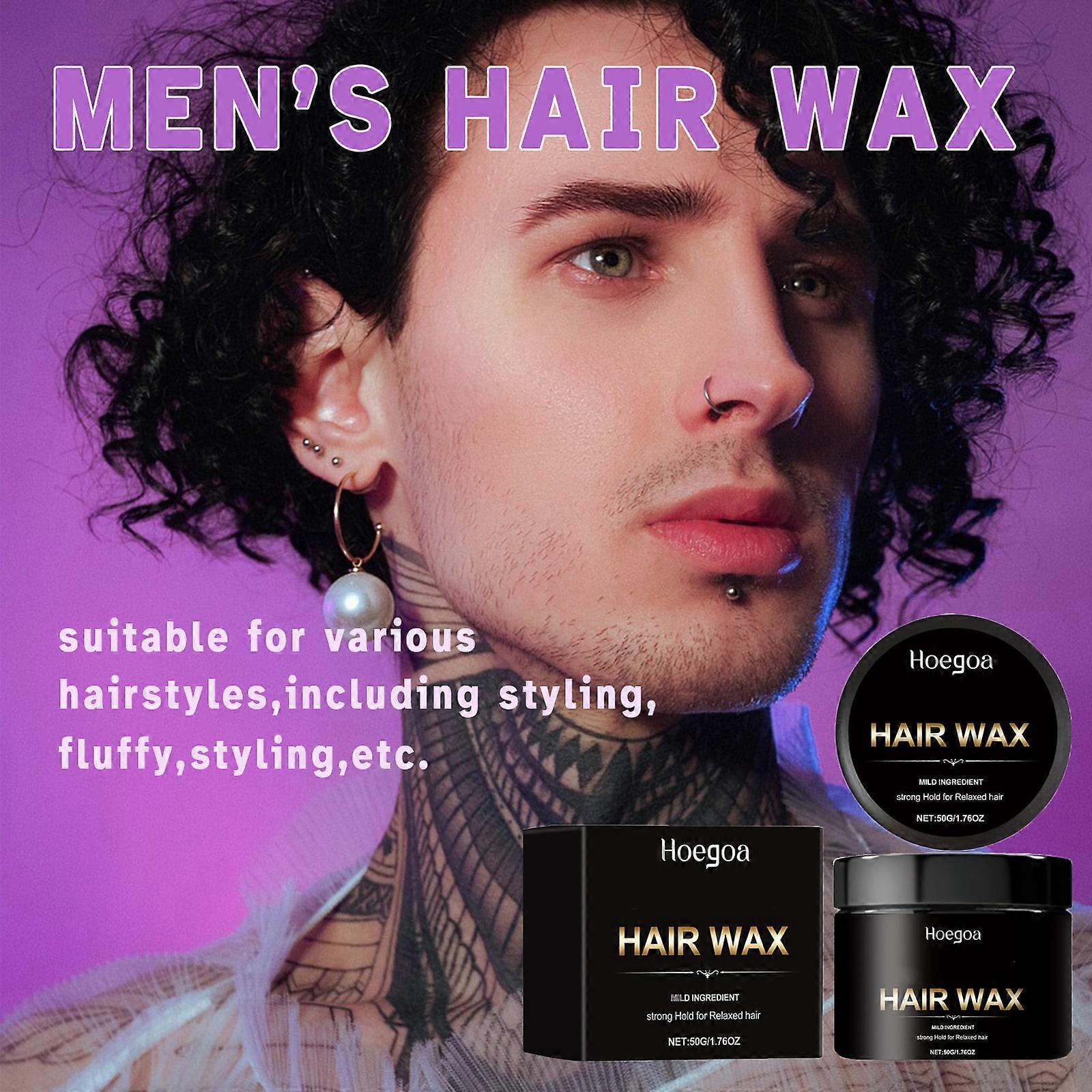 Styling Gel Men's Styling Gel Wax Gel Cream Hair Styling Care Back Gel ...