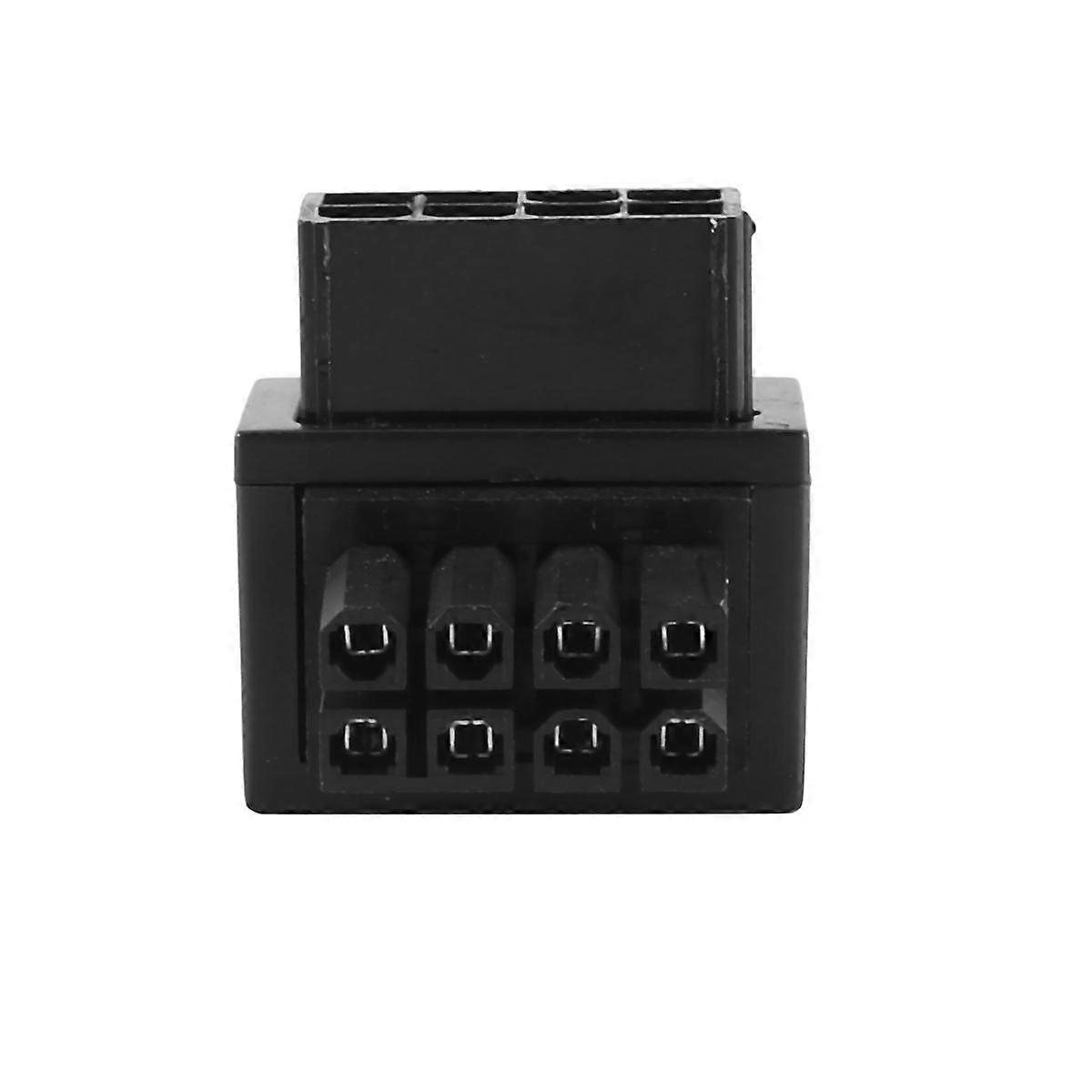 ATX 8Pin Female Angled to 8 Pin Male Power Adapter GPU Power Steering ...
