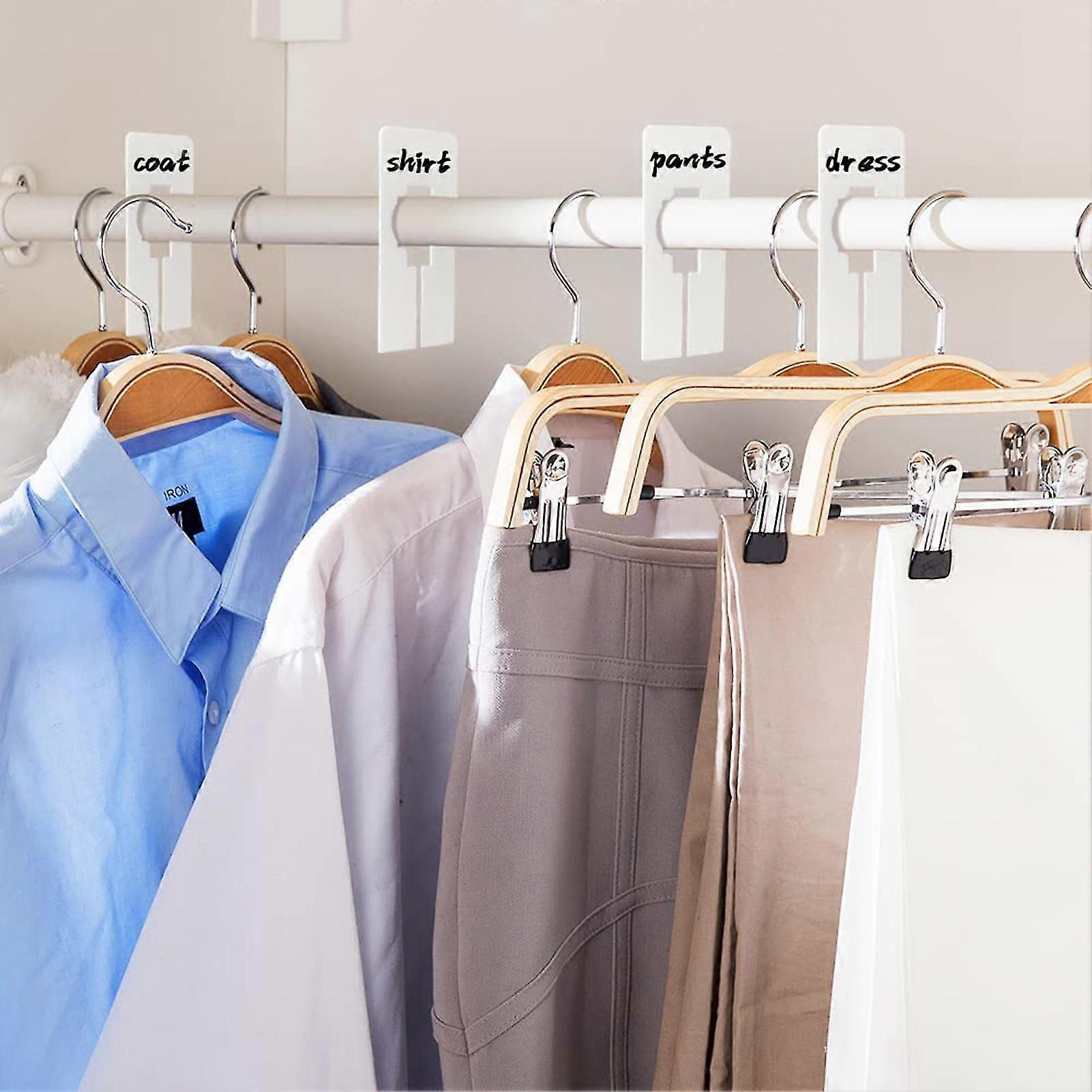 10 Pcs Size Separator Rectangular Size Separator Plastic Clothing Rack ...