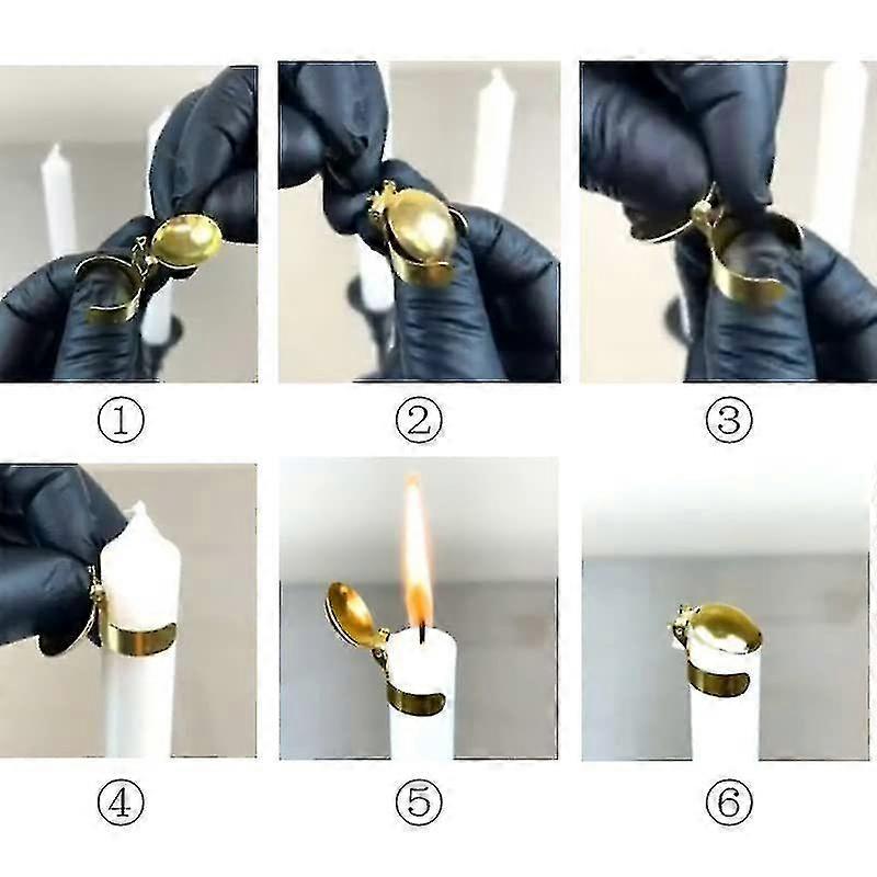 8pcs Automatic Fire Extinguishing Candle Snuffer Extinguisher, Wick ...
