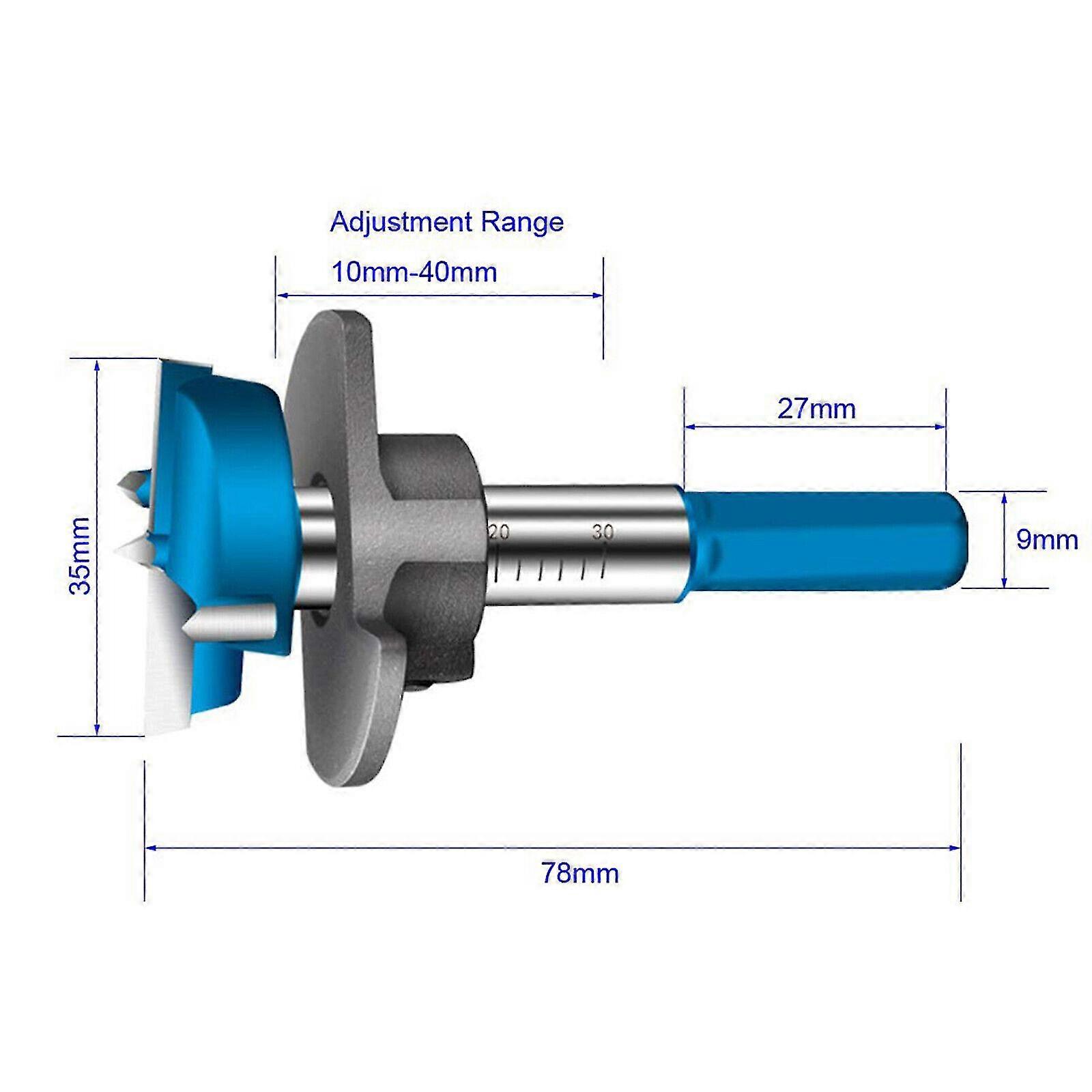 35mm Concealed Cabinet Hinge Hole Cutter With Drill For Kitchen Cabinet ...