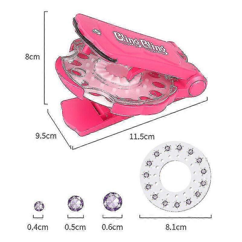 Shining Bling Diamond Hair Sparkle Stapler Machine Set Gems For Decor ...