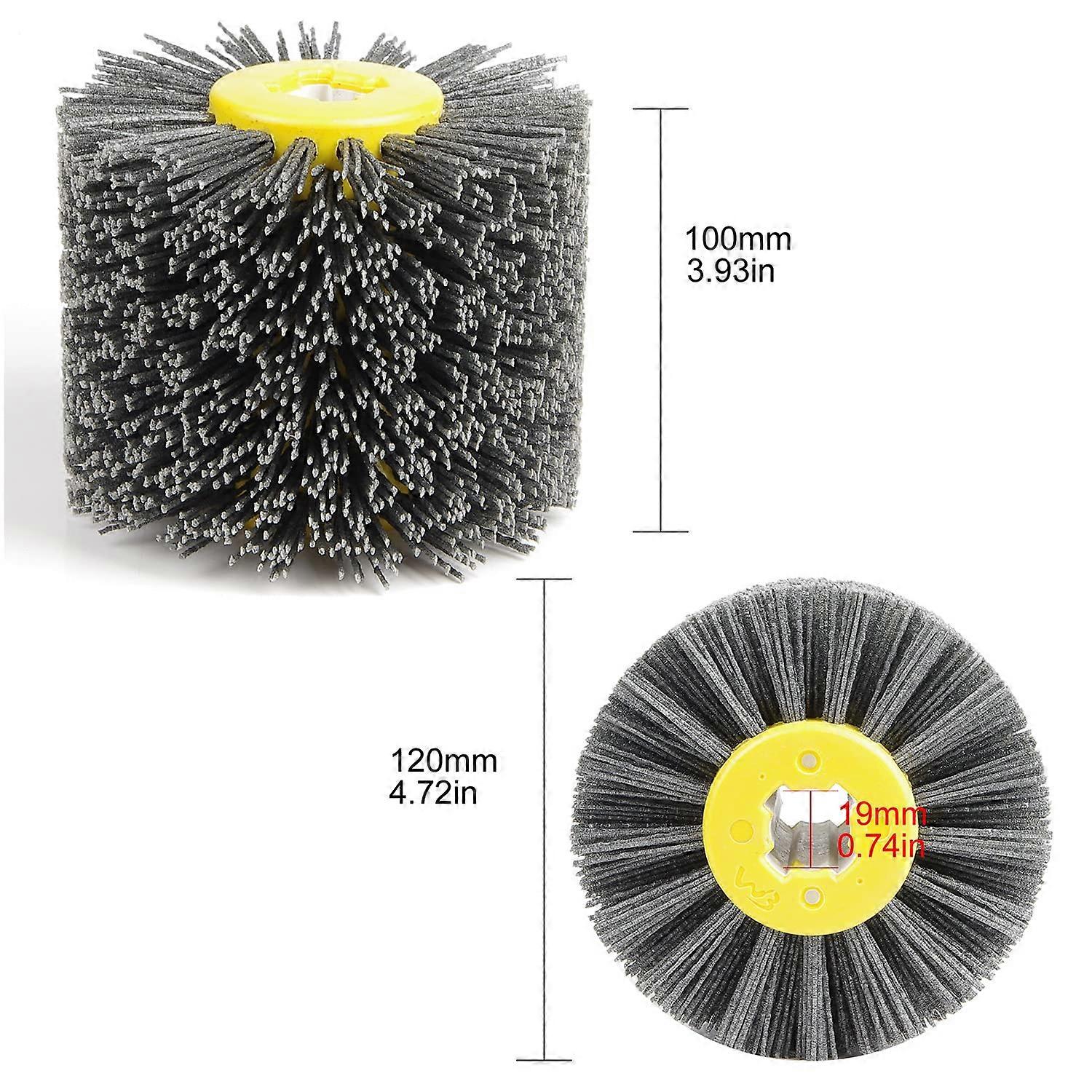 Abrasive Brushes #120 Polishing Wheel Abrasive Wire Wheel Diameter ...