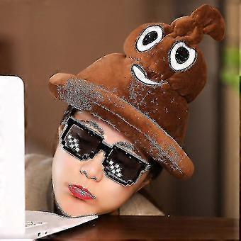 Novelty Brown Emoticon Poop Hat 1pcs K | Fruugo UK
