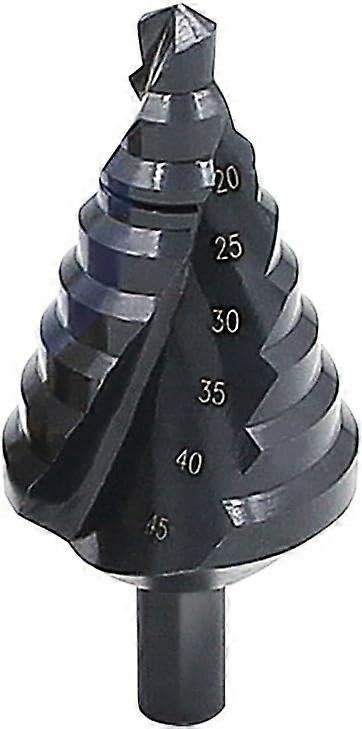Nitriding Spiral Step Drill Bit - Multi-Hole Cutter - 10mm-45mm Total 8 ...
