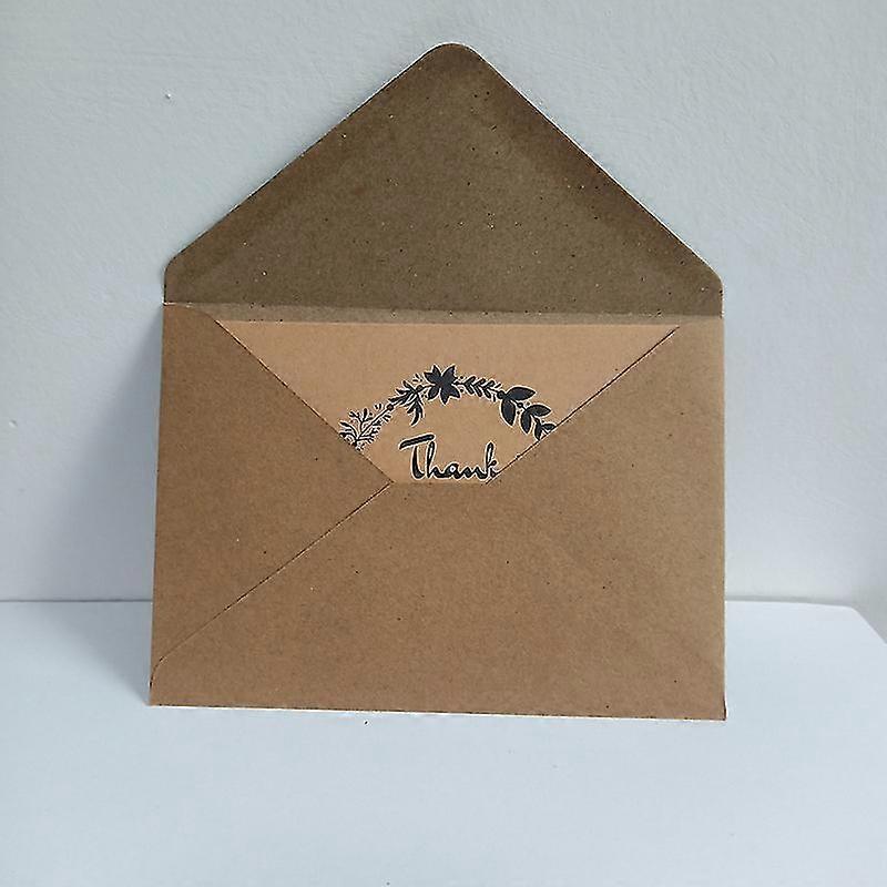 100 Pack Envelopes For Invitation- Brown Kraft Invitation Envelopes ...