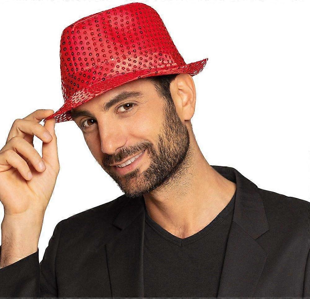 Red sequin hats for carnival disguise or themed party Masquerade party ...