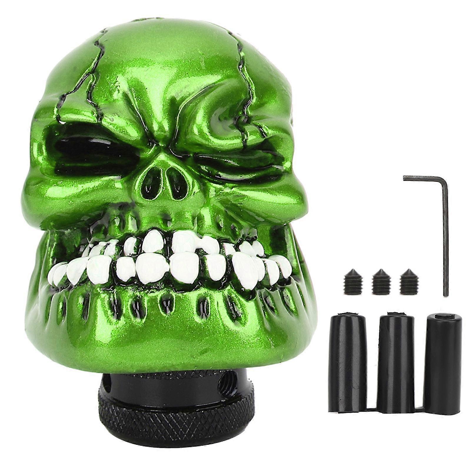 Skull Head Stick Manual Shift Knob Lever Modified Shifter Gear 8MM ...