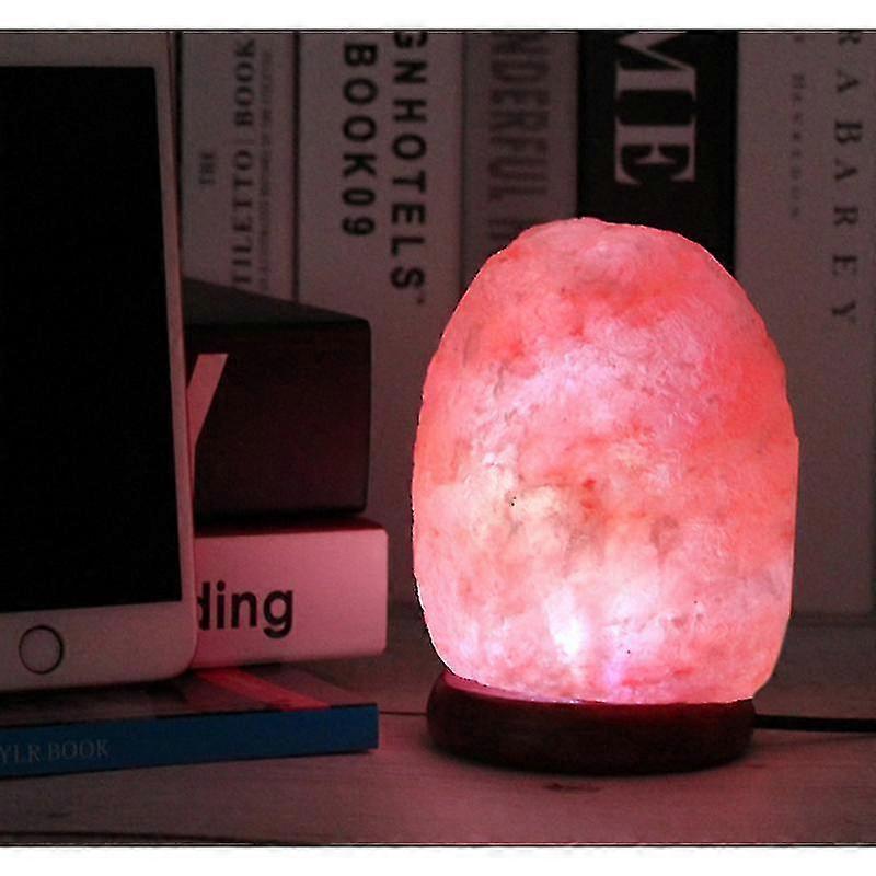 Crystal Salt Lamp Usb Natural Colorful Color Changing Warm White Led ...