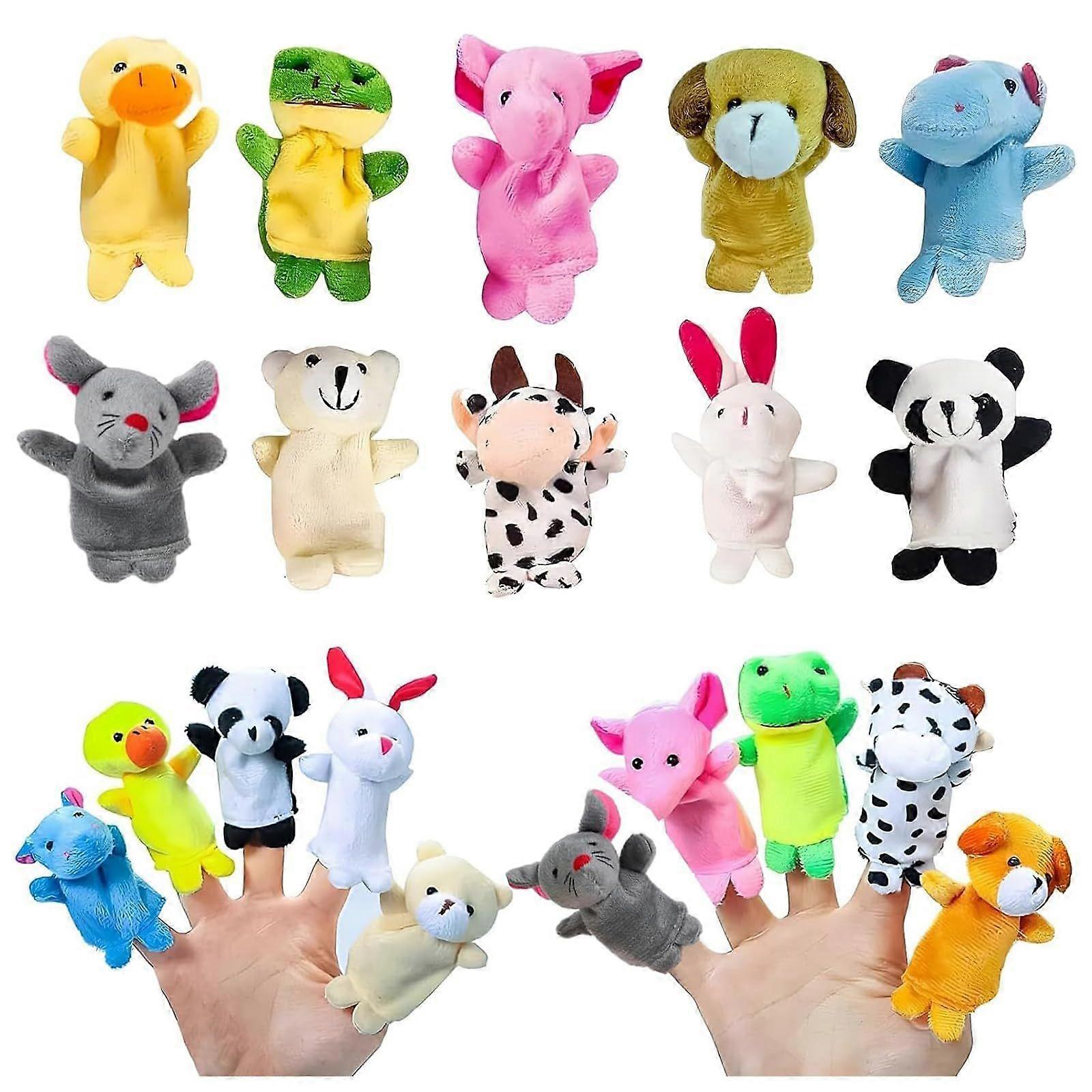 10pcs children's finger puppets, nursery rhyme props characters ...