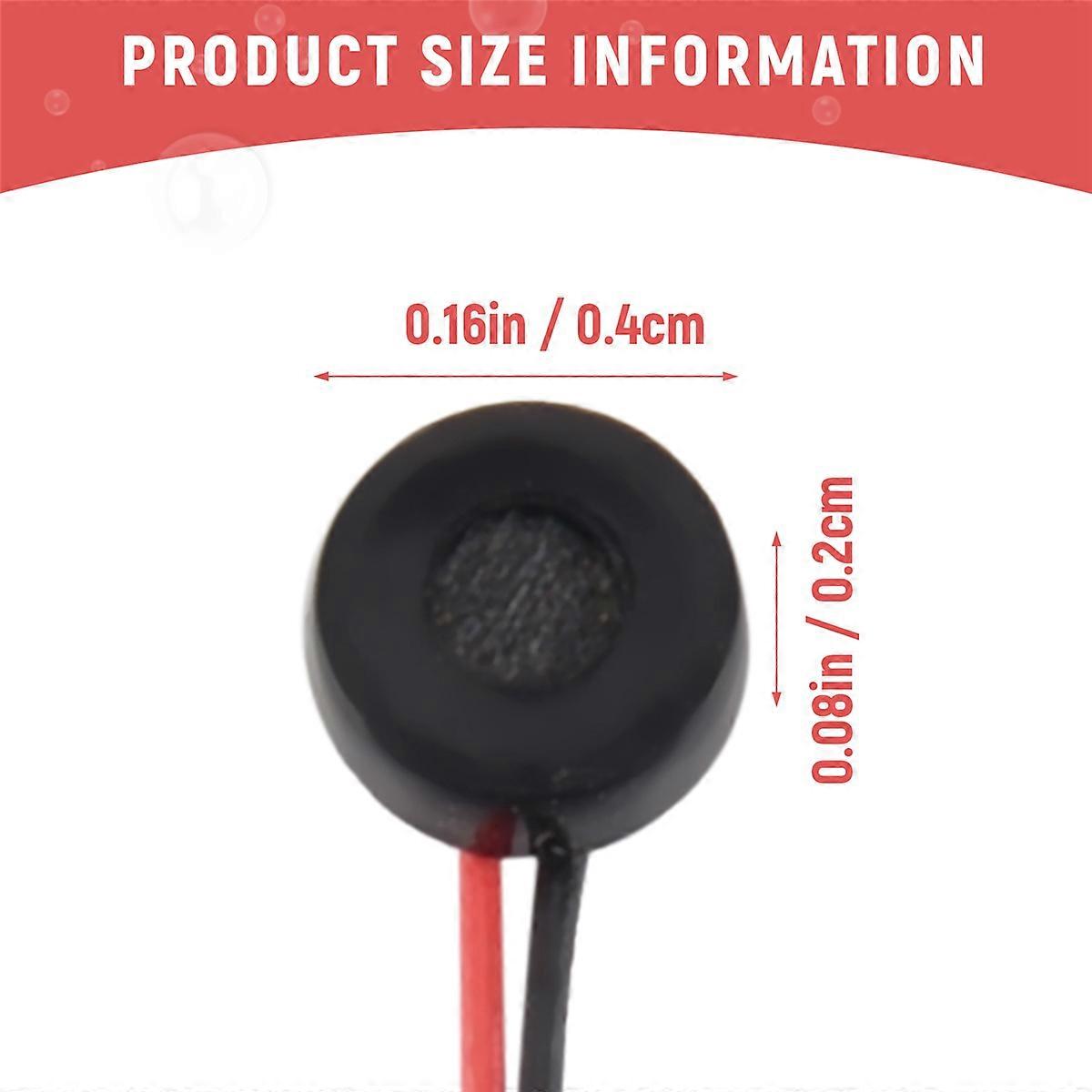 10pcs Electret Condenser MIC 4mm x 2mm for PC Phone MP3 MP4 | Fruugo UK