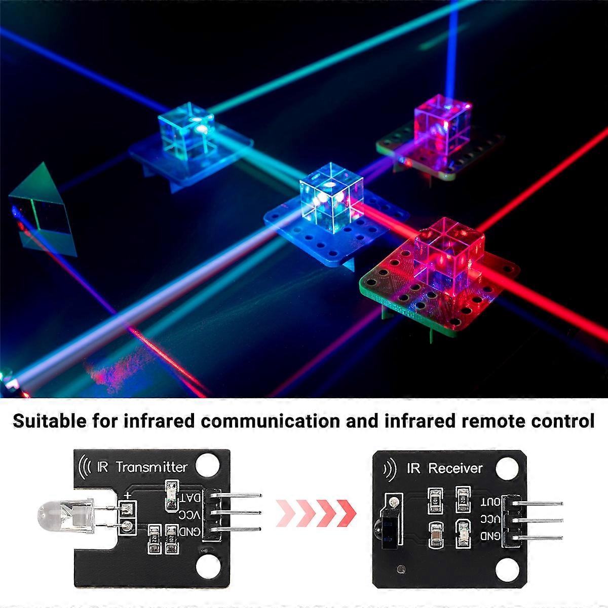 38Khz Ir Receiver Ir Transmitter Sensor Module Kit IR Digital 38KHz ...
