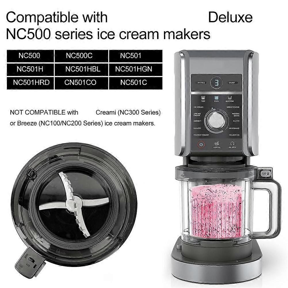 Blade Replacement Accessories for Ninja Creami Deluxe NC501 Series Ice ...