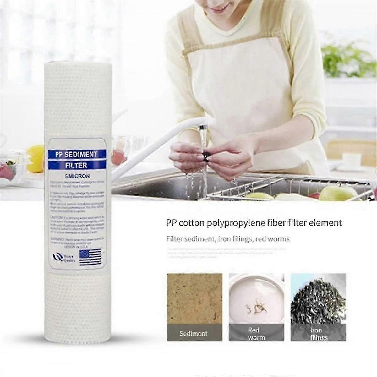 10 PCS 1 Micron Polypropylene Water Filter for Sediment Filtration ...