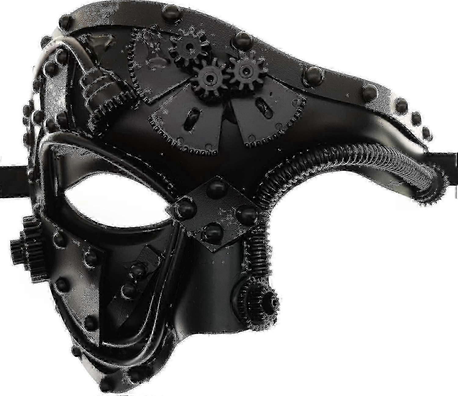 Metal Cyborg Mask, Masquerade Mask For Halloween Costume Party/phantom ...