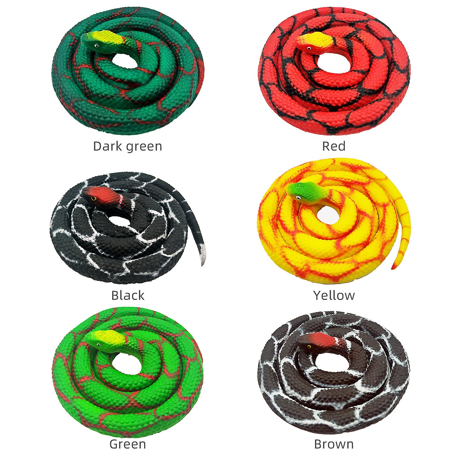 2023 Nieuwe Hot Realistic Fake Snakes Toy Soft Rubber Snake Figure ...