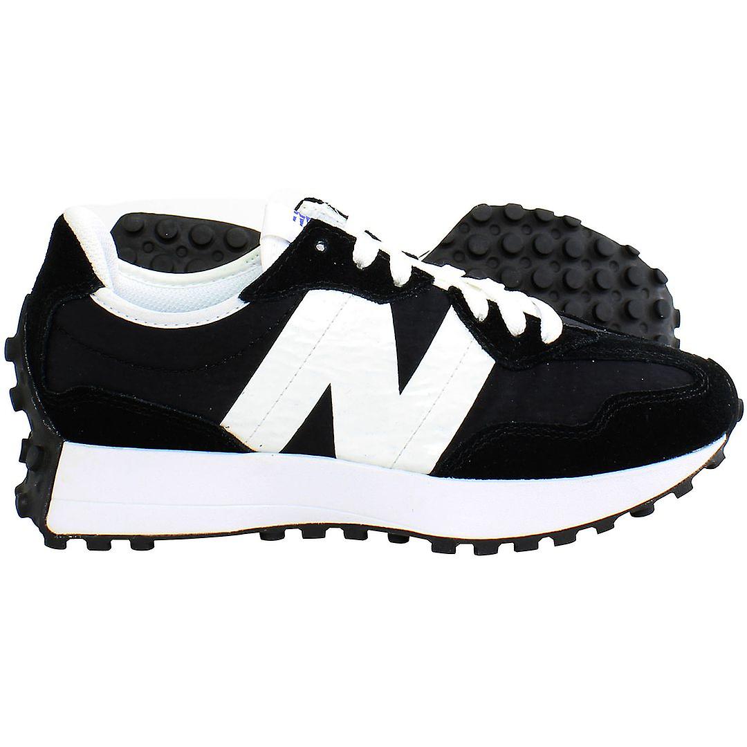 New Balance 327 Lace-Up Black Synthetic Mens Trainers MS327LF1 | Fruugo UK