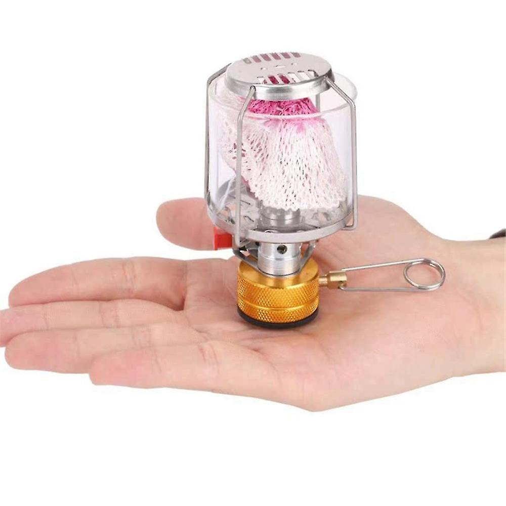 Mini Gas Lamp Outdoor Camping Lantern Tent Lamp Flashlight Hanging Mini ...