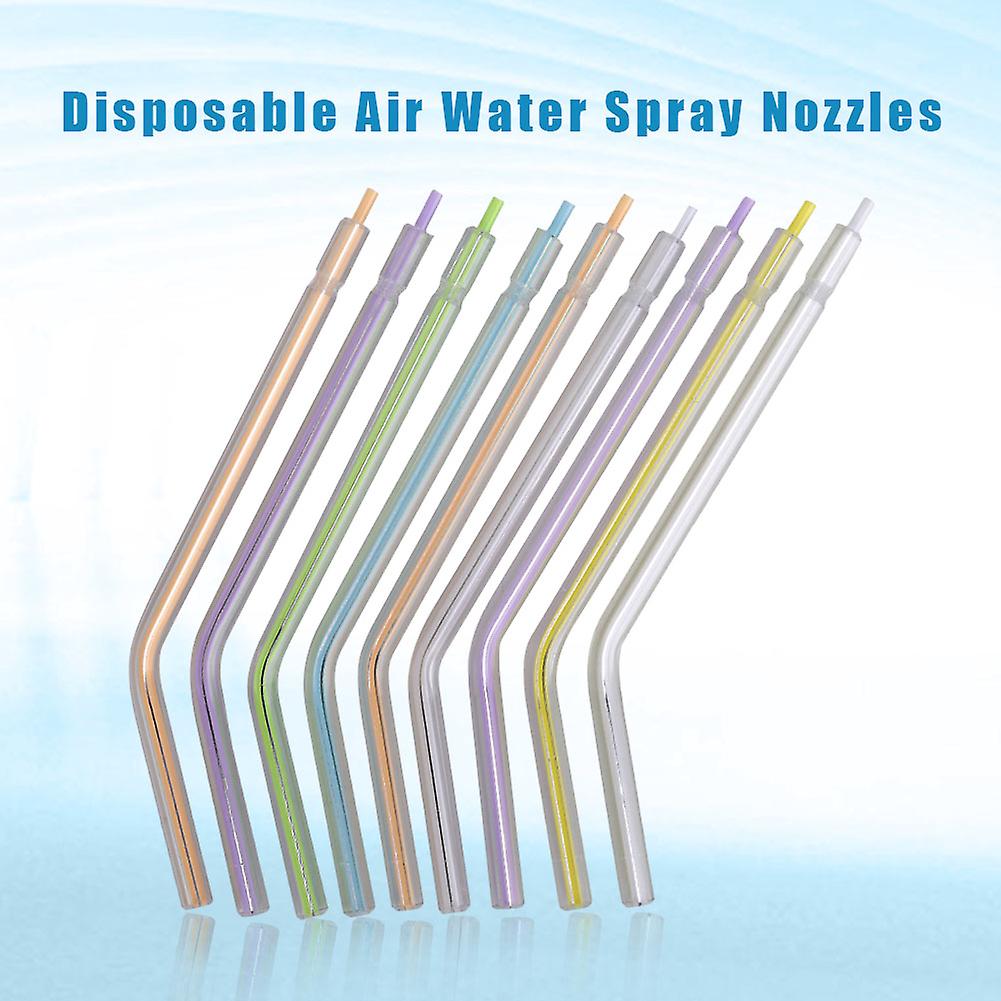 200pcs Dental Disposable Air Water Spray Nozzles Tips Tubes For 3-Way ...