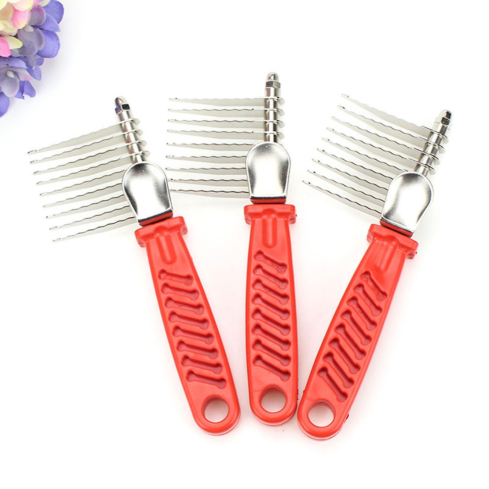 Dog Dematting Comb Rake Detangler Brush for Dogs Stainless Steel ...