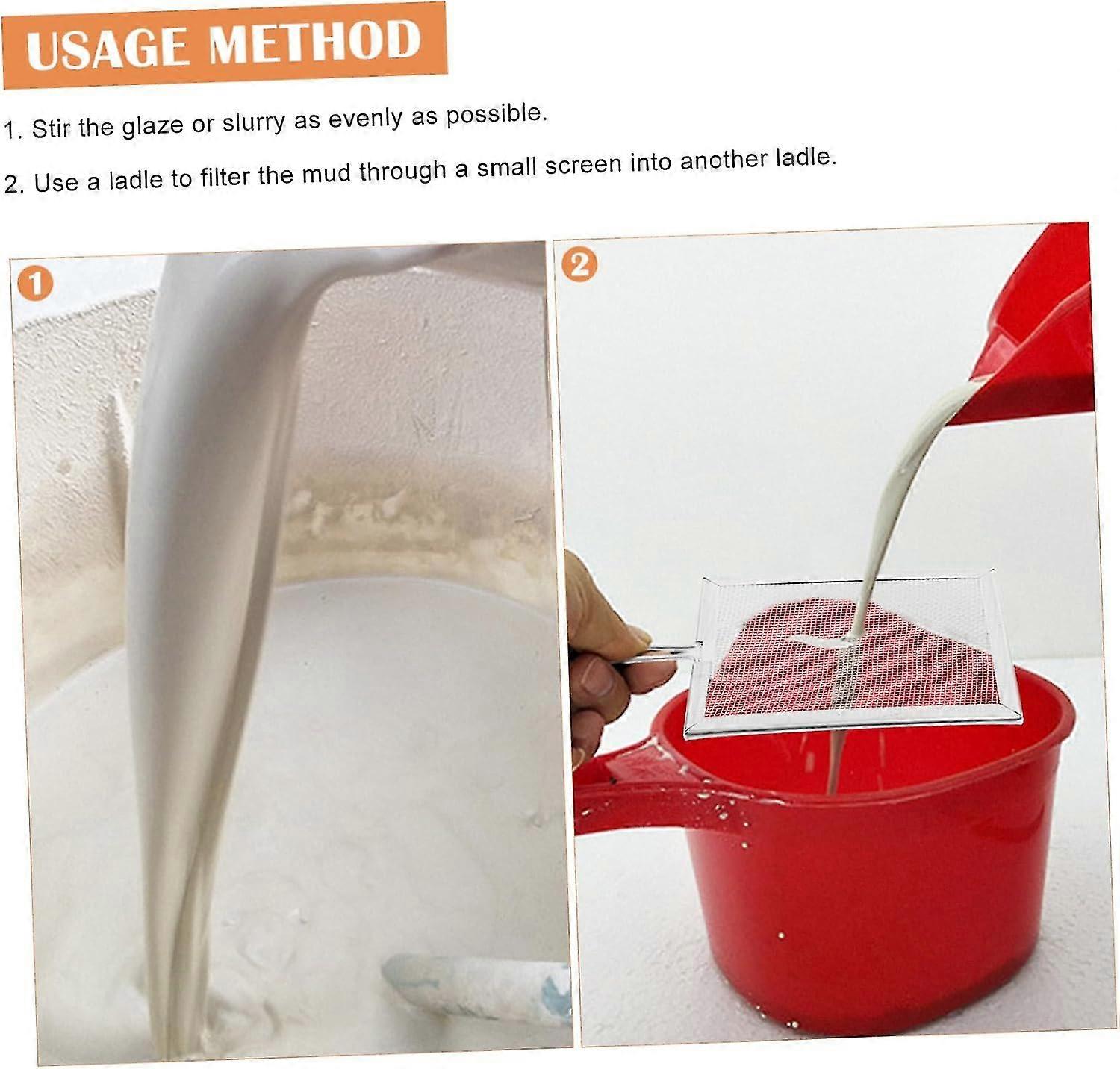 Glaze Sieve Soil Reinforcement mesh Potting Soil Sieve mud Filter Sieve ...