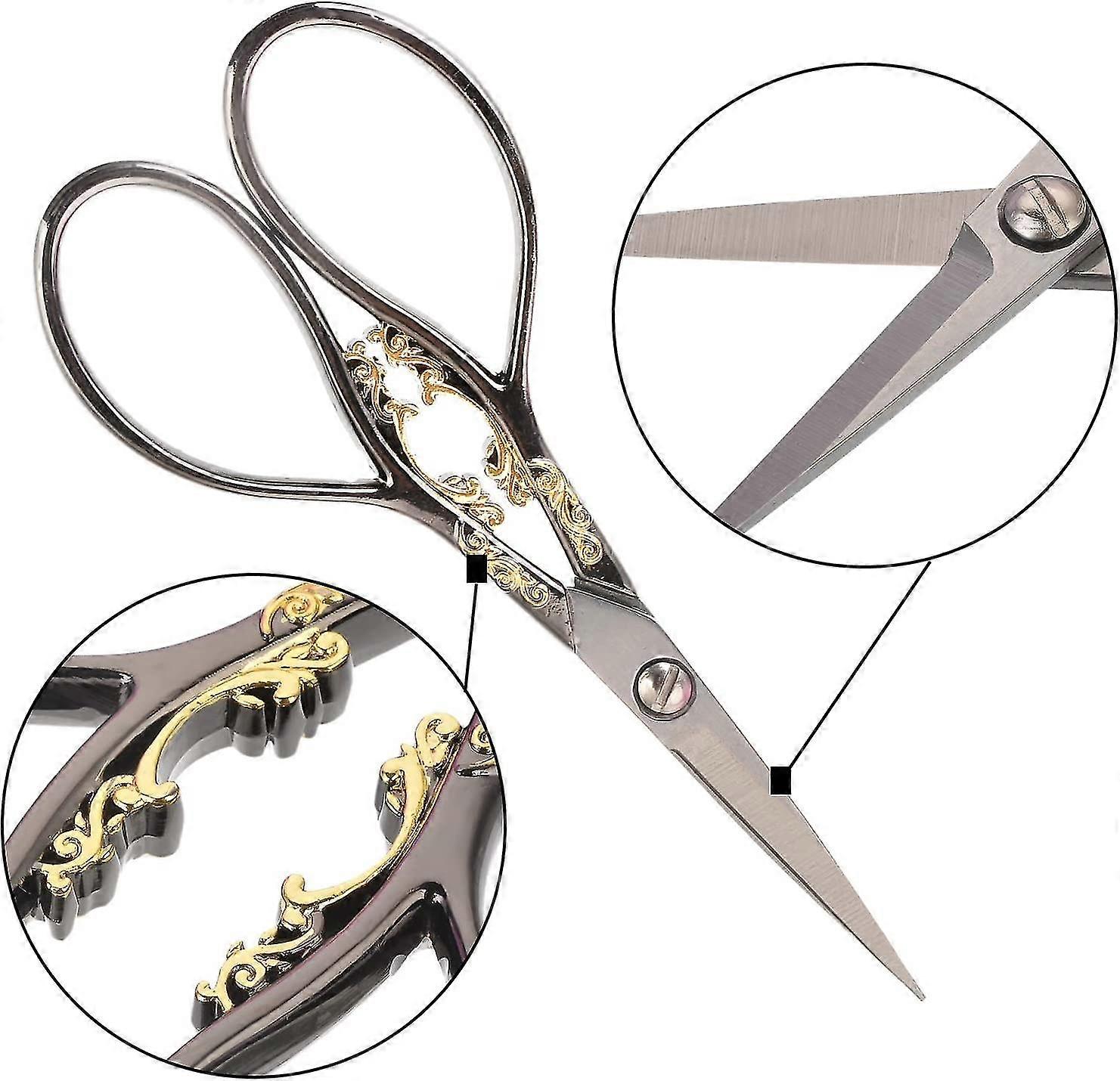 Vintage Scissor Antique European Style Stainless Steel Precision ...