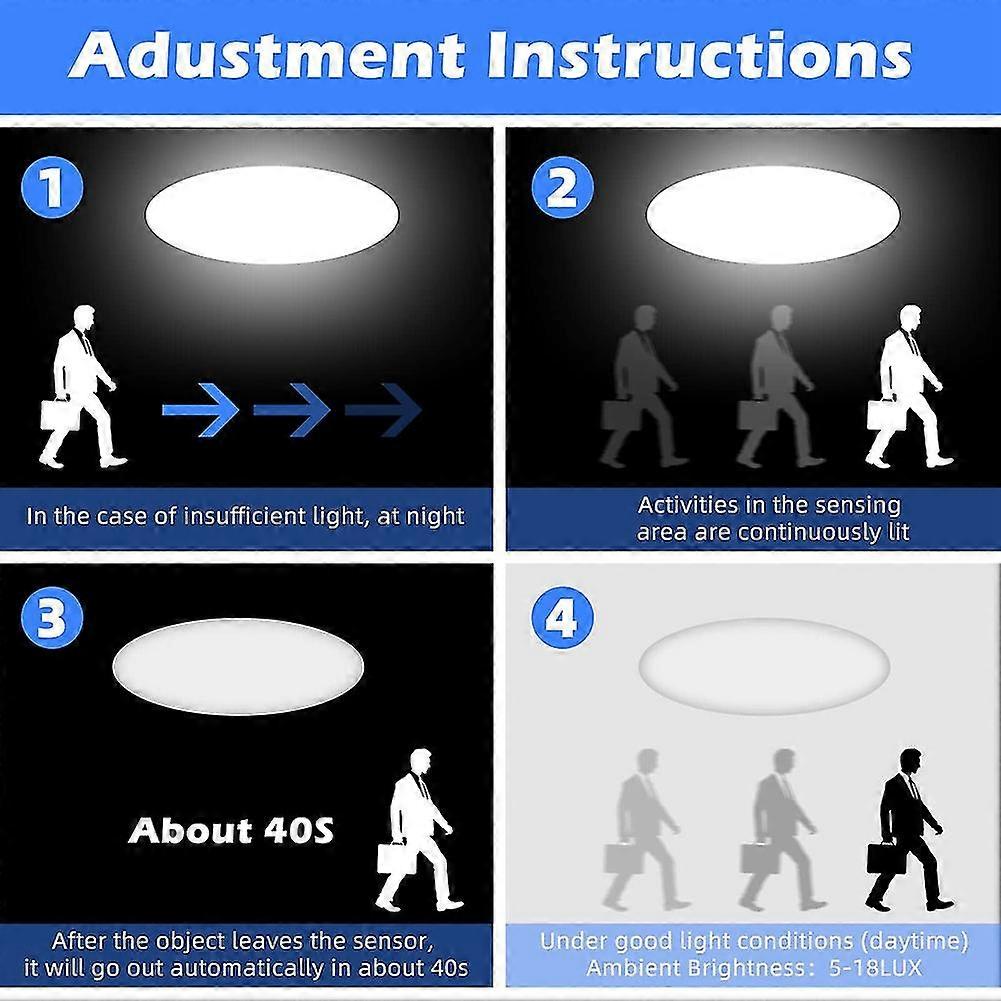 3 Pcs Black Motion Detectors Motion Sensor Light Switch Outdoor Pir ...