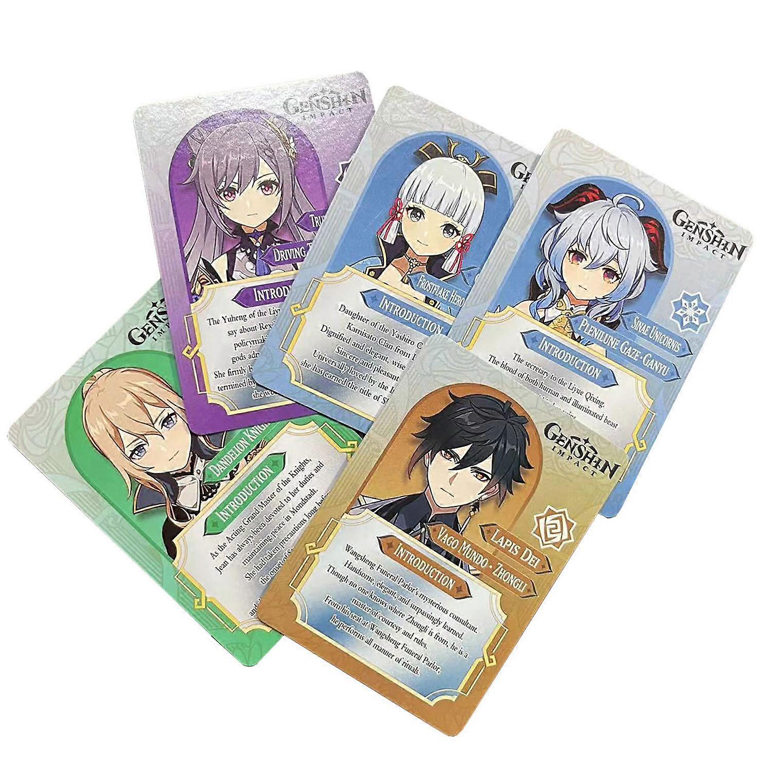 Genshin Impact Utr 1Box/60Pcs High-End Genshin Cards English Version ...