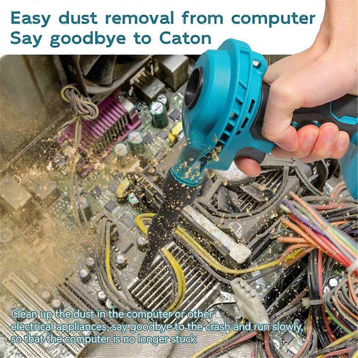 18V Cordless Air Duster Blower Electric Compressed Canned Air Spray ...