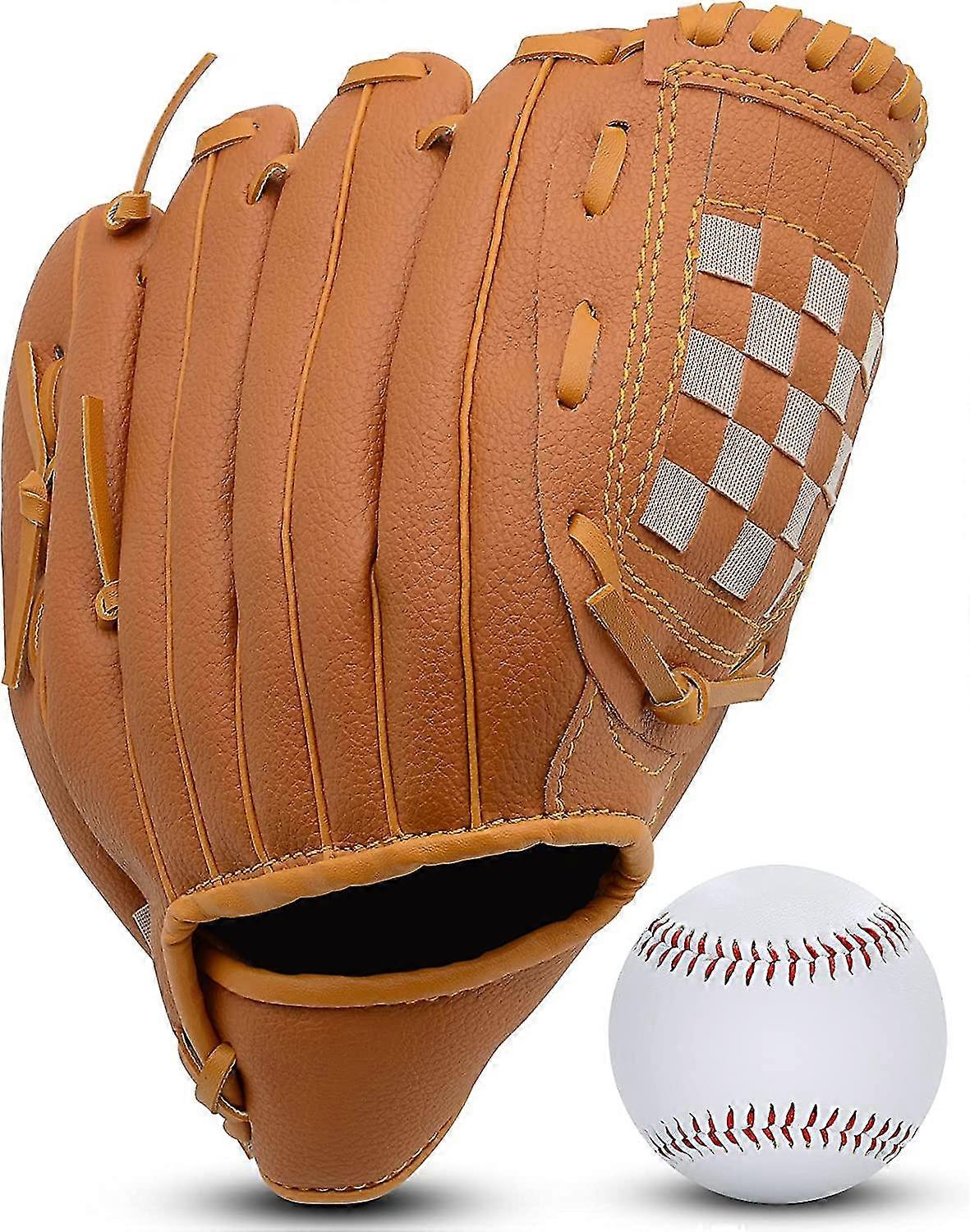Baseball Glove And Ball, Baseball Mitt, Softball Glove 9.5''-12.5'' For ...