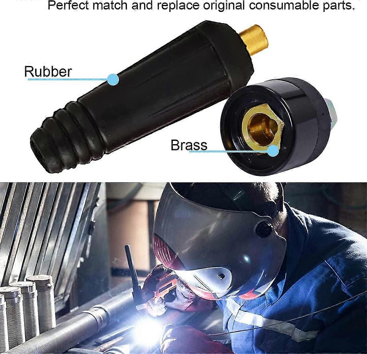 For Tig Welding Cable Panel Connector Socket Set Dkj10-25 And Dkz10-25 ...