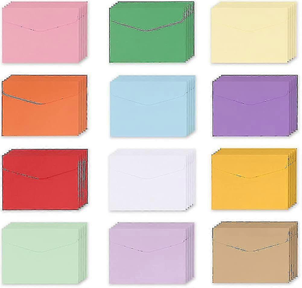 Mini Small Envelopes, 60 Pcs Coloured Cute Lovely Envelopes ...