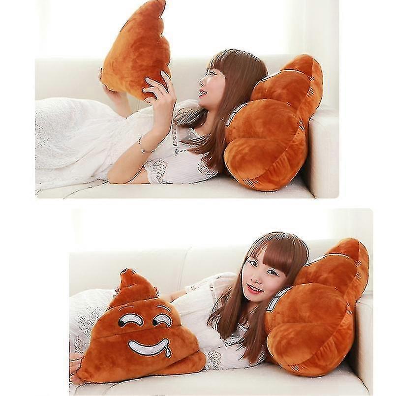 35cm Emoji Poo Shape Emoticon Pillow Stuffed Plush Soft Toy-laughing ...