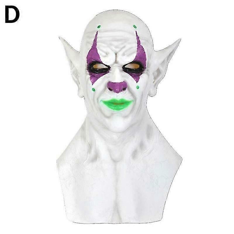Halloween Demon Clown Vampire Goblin Face Shield Halloween Playing ...